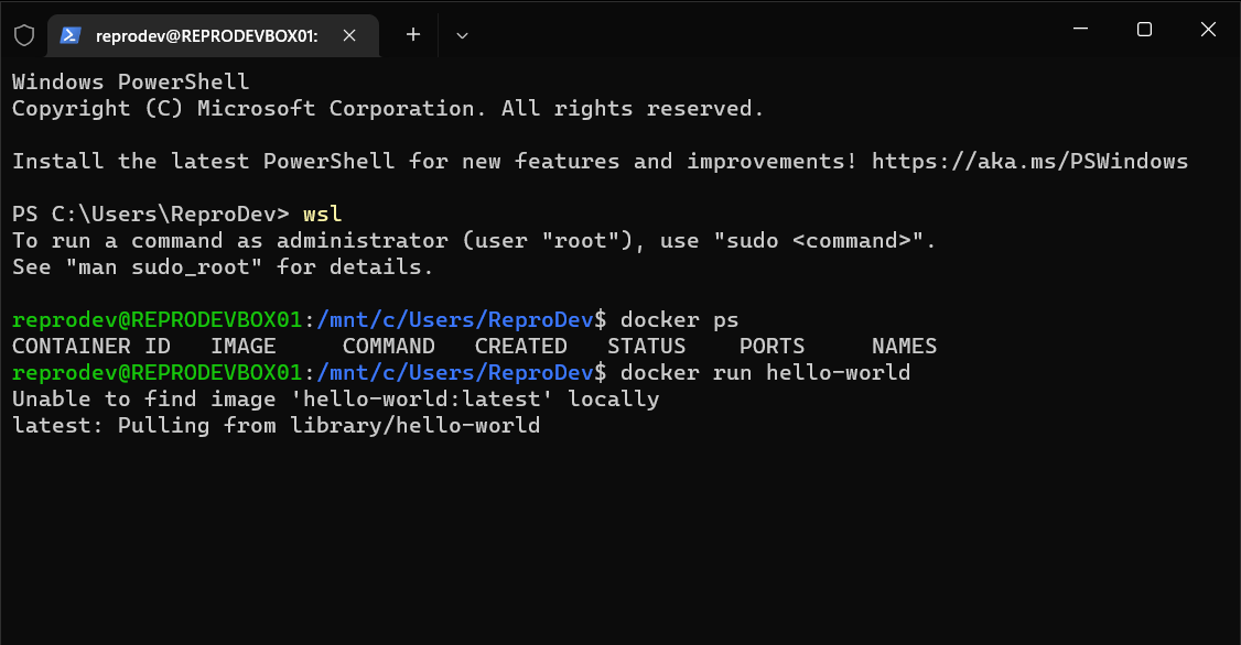 Get Started with Docker - Part 2b: Windows 11 Install Guide