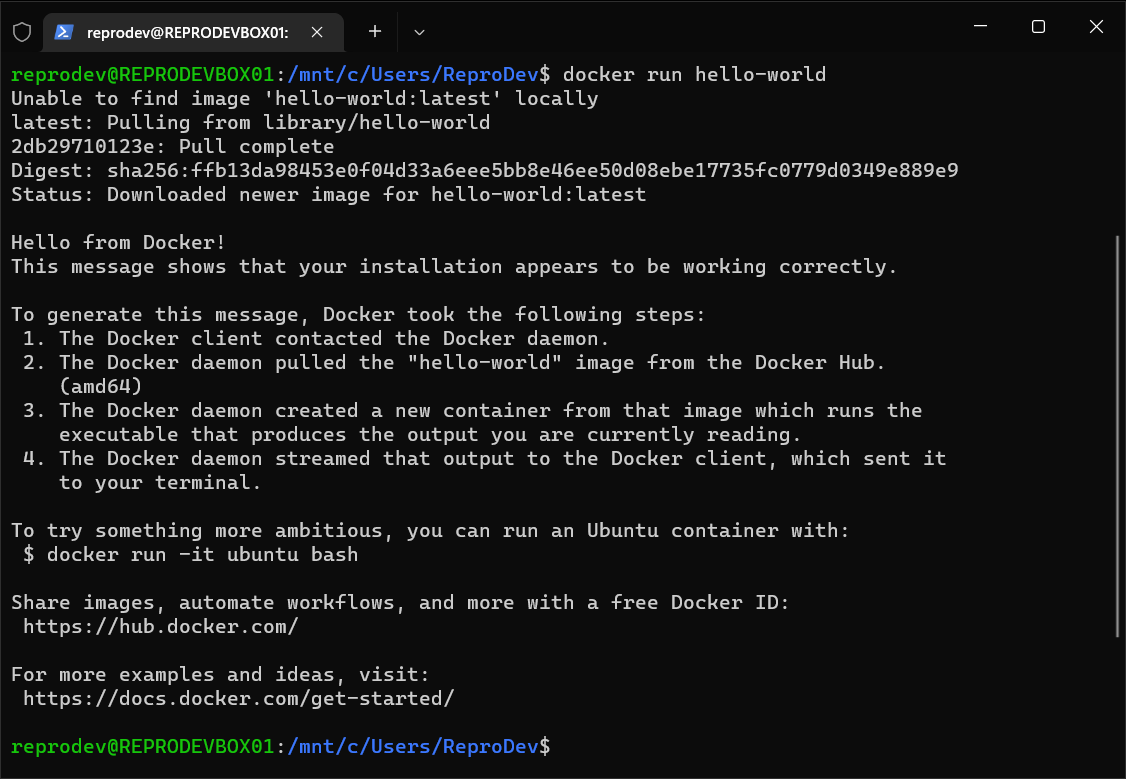 Get Started with Docker - Part 2b: Windows 11 Install Guide