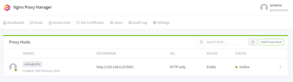 Get Started with Docker - Part 5: Forward Custom Hostnames with Nginx Proxy Manager and Pi-Hole